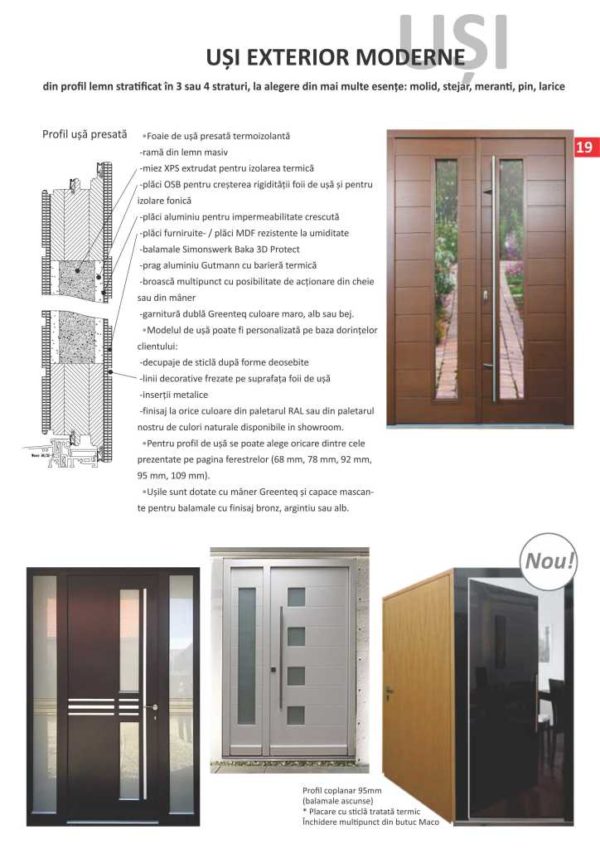 Usi exterior moderne | Echipa Benati